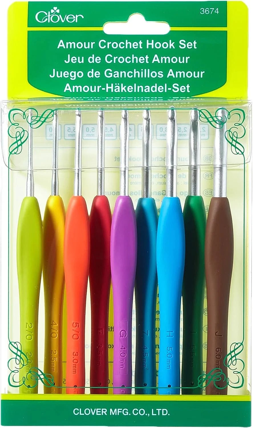 Clover Amour Crochet Hook Sets - The Little Yarn Store